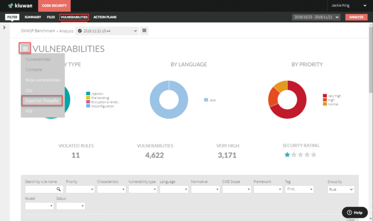 OWASP Benchmark DIY | Kiuwan
