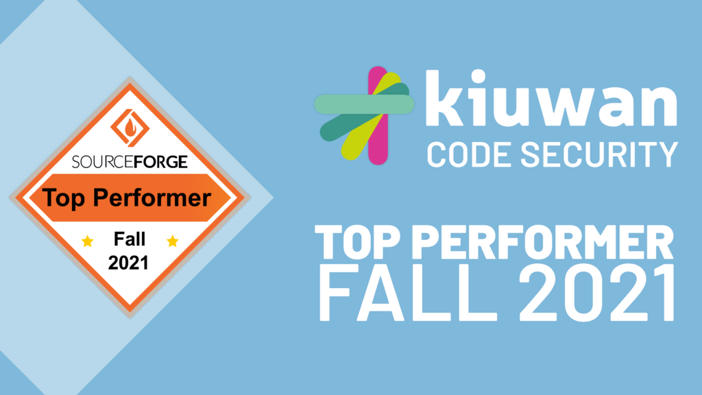 Kiuwan Code Security Wins a 2021 Top Performer Award | Kiuwan